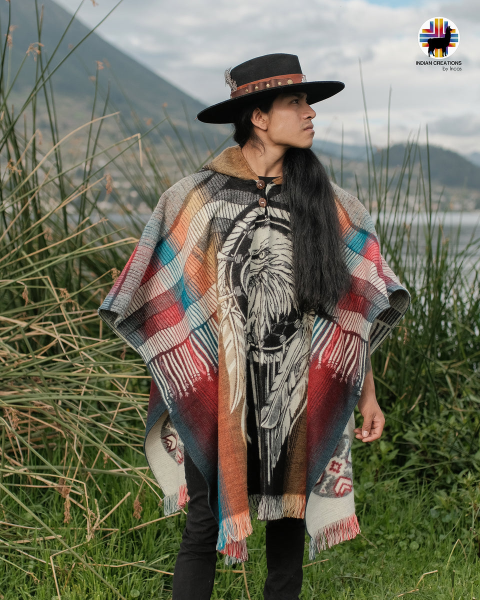Eagle Dreams Alpaca Poncho – Indian Creations Corp