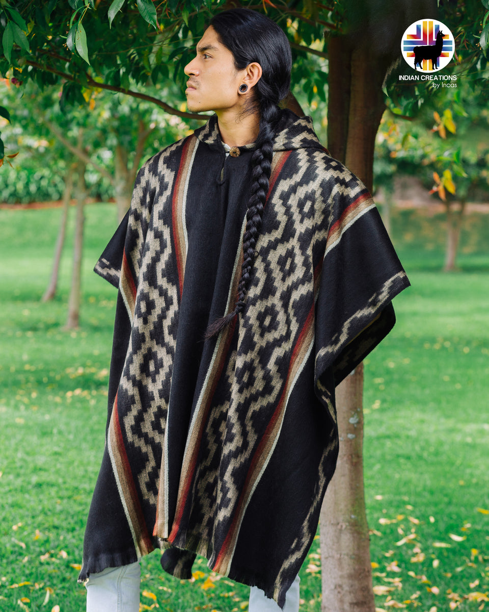 Baby Alpaca Poncho – Indian Creations Corp