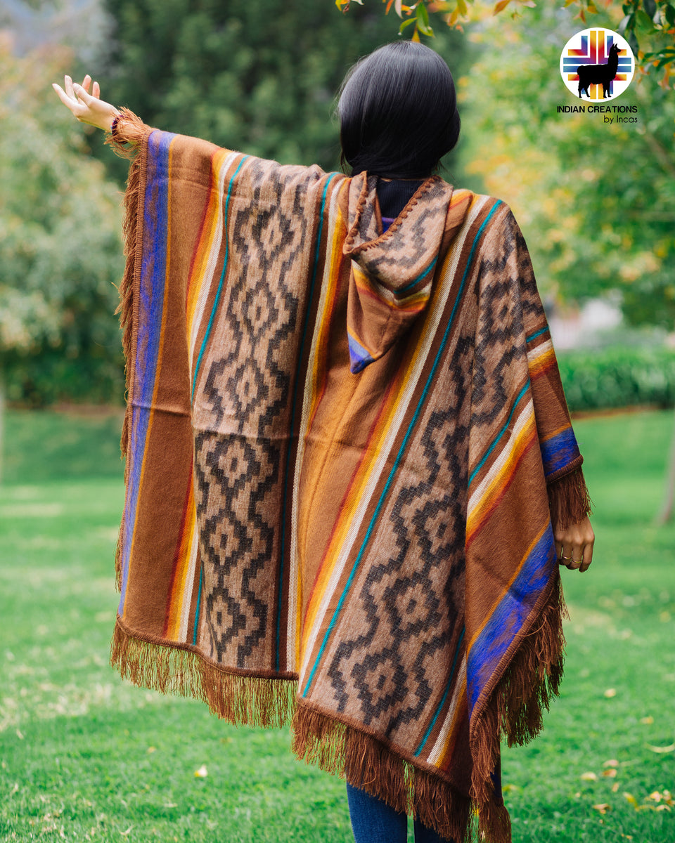 Baby Alpaca Poncho – Indian Creations Corp