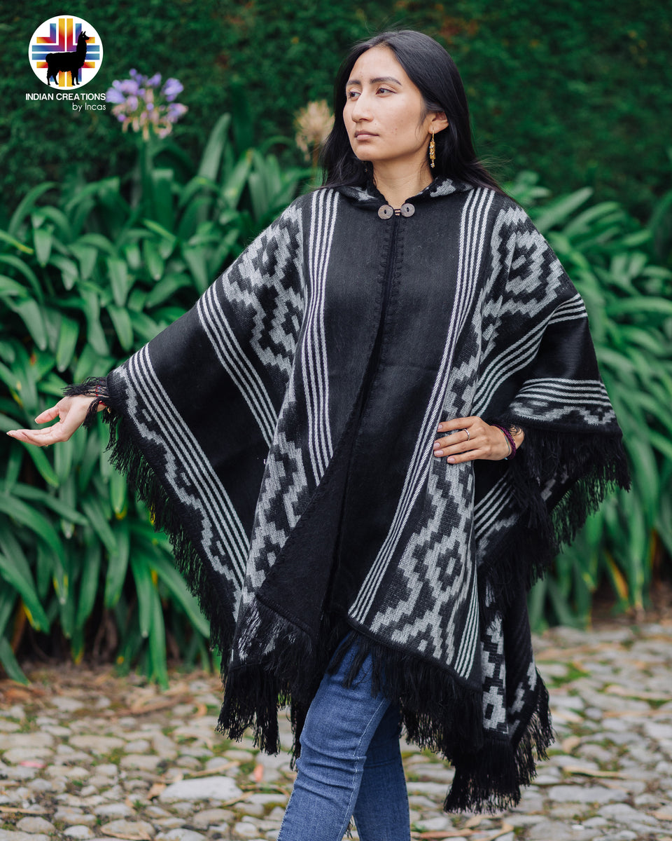 Baby Alpaca Poncho – Indian Creations Corp