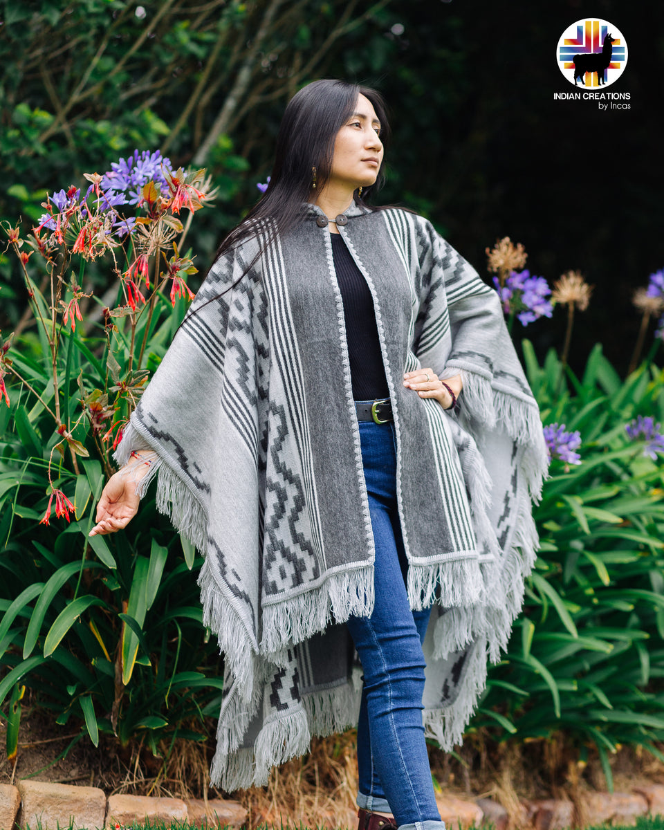 Baby Alpaca Poncho – Indian Creations Corp