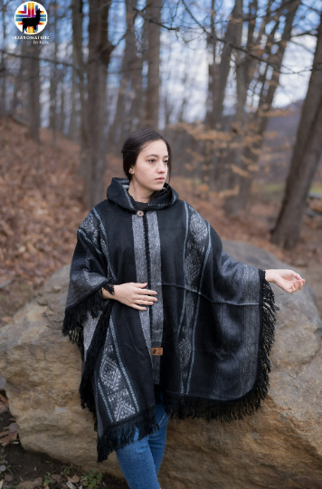 Baby Alpaca Poncho – Indian Creations Corp