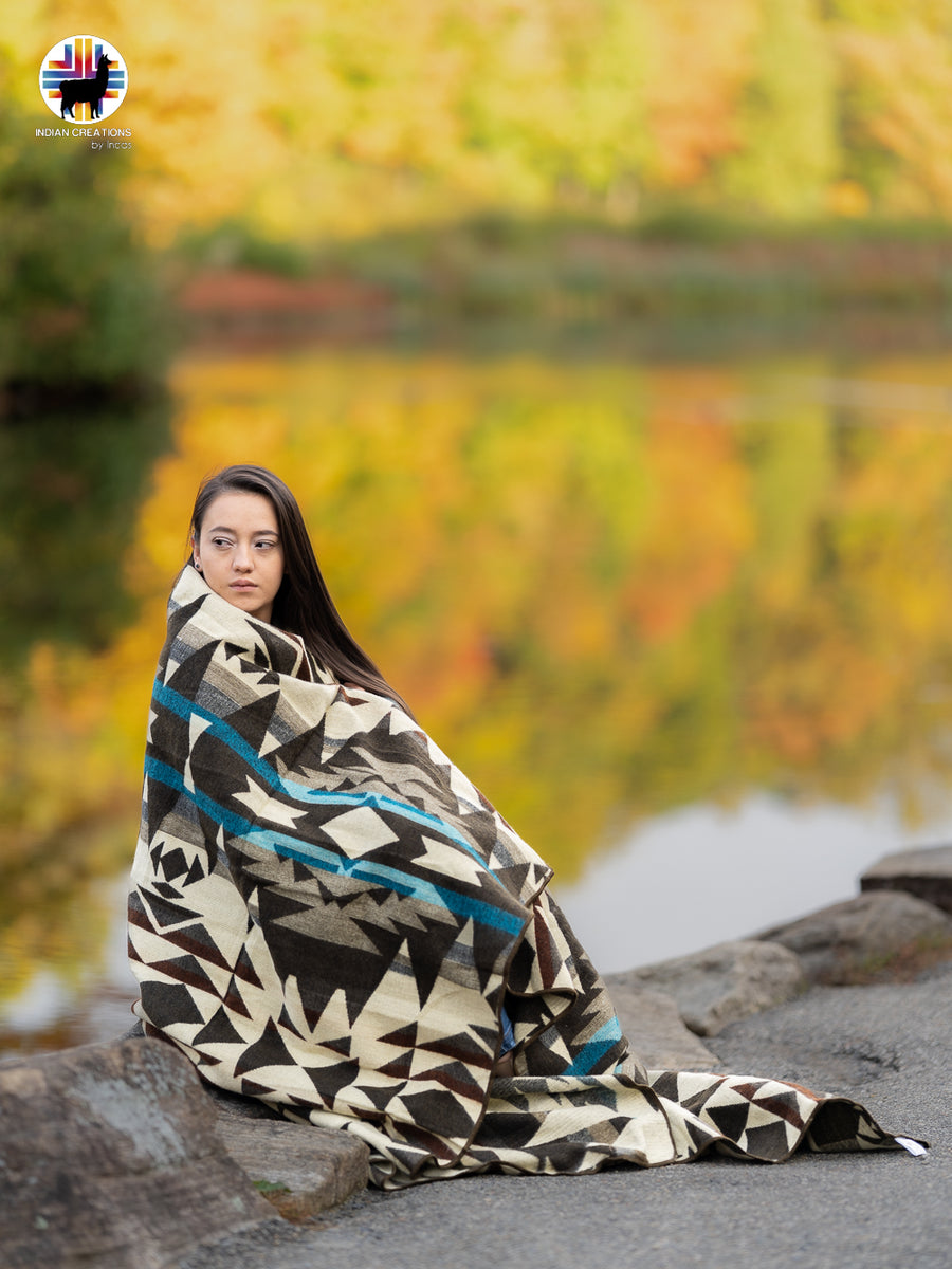 Dakota Field Alpaca Blanket – Indian Creations Corp