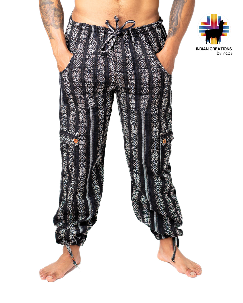 Boho Cotton Pants. Hippie Style Pants. Active Wear and Bohemian Style ...